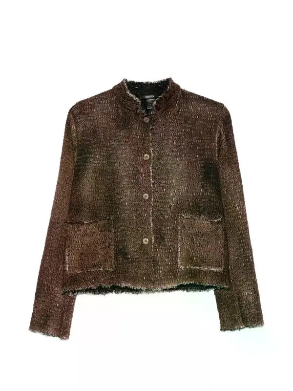 Avant Toi Raw-edge Tweed Jacket