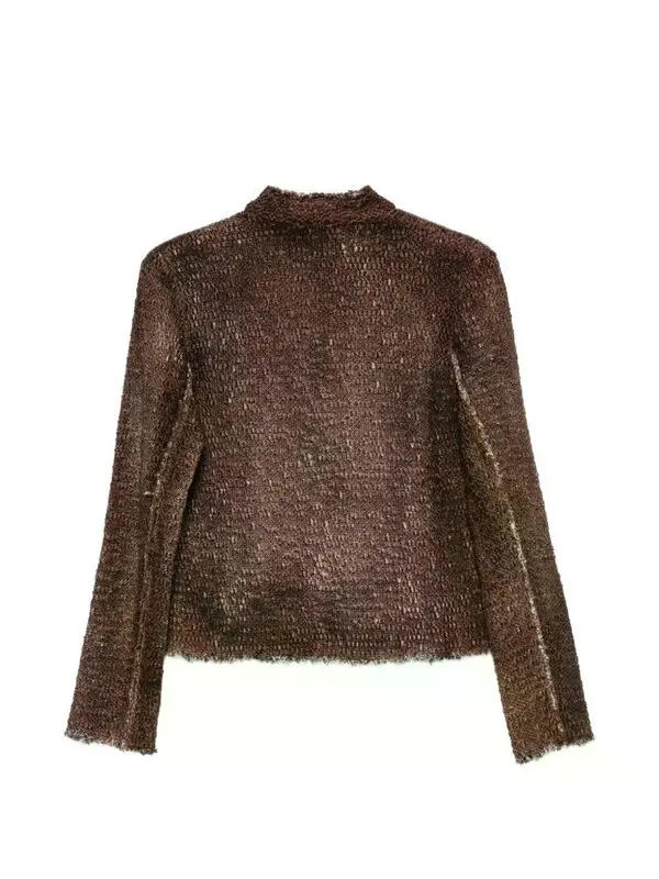 Avant Toi Raw-edge Tweed Jacket