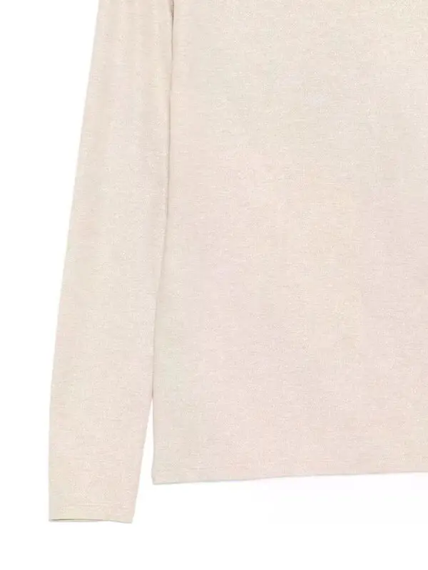 Majestic Filatures Metallic Long Sleeve T-shirt - Neutrals