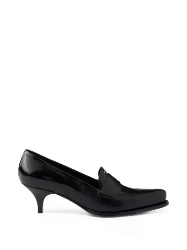 Prada Brushed Leather Loafers
