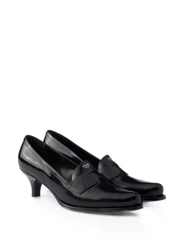 Prada Brushed Leather Loafers