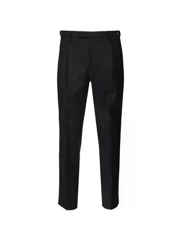 Barena Venezia Masco Flan Pleated Trousers - Black