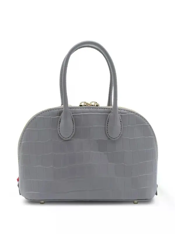 SELF-PORTRAIT Mini Croc-effect Leather Tote Bag