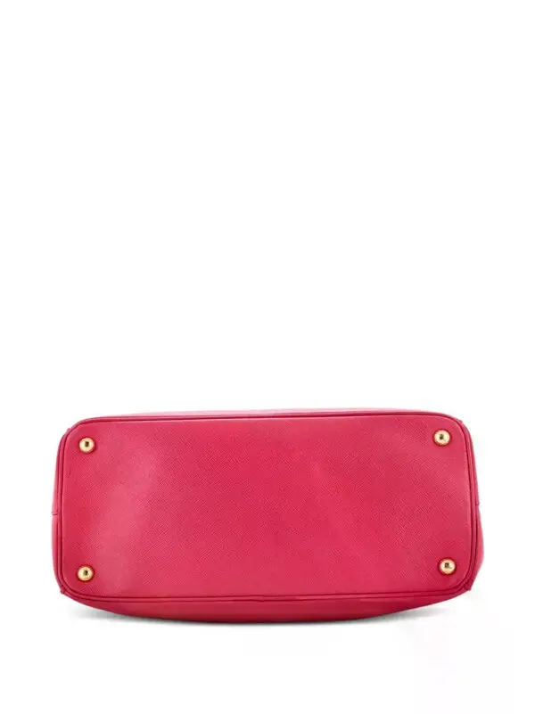 Prada Lux Saffiano Leather Medium Tote Bag - Pink