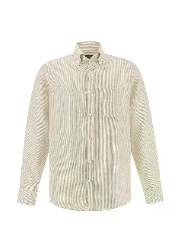 Paul & Shark Soffio Striped Linen Shirt