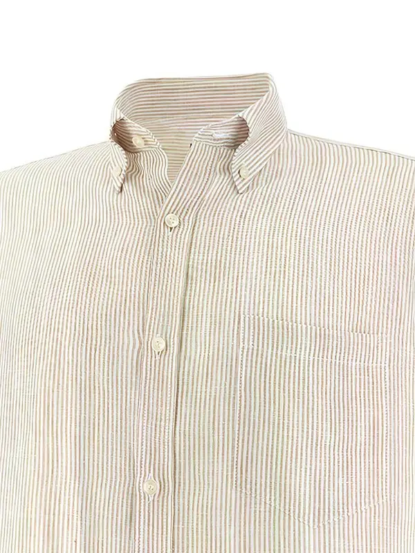 Paul & Shark Soffio Striped Linen Shirt