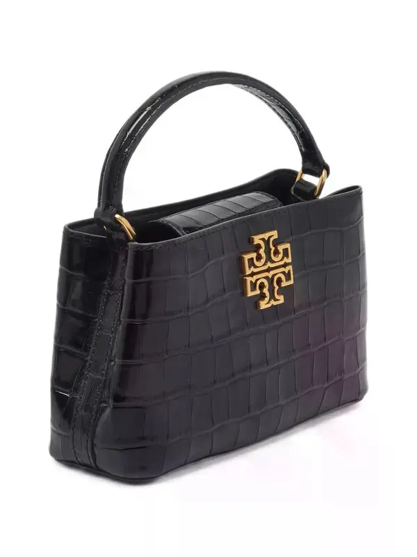 Tory Burch Britten Croc-embossed Top Tote Bag
