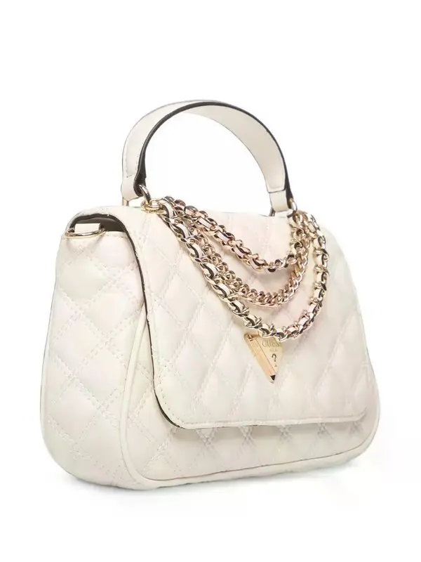 Guess Giully Quilted Chain-detail Tote Bag