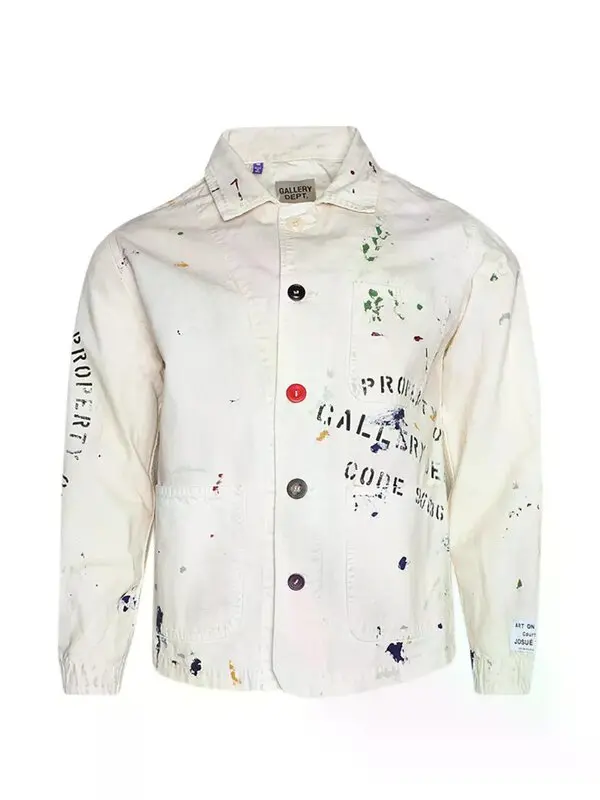 GALLERY DEPT. Paint-splatter Shirt Jacket - Neutrals