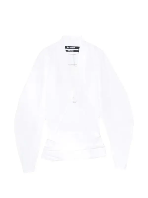 Jacquemus Colombe V-neck Blouse - White