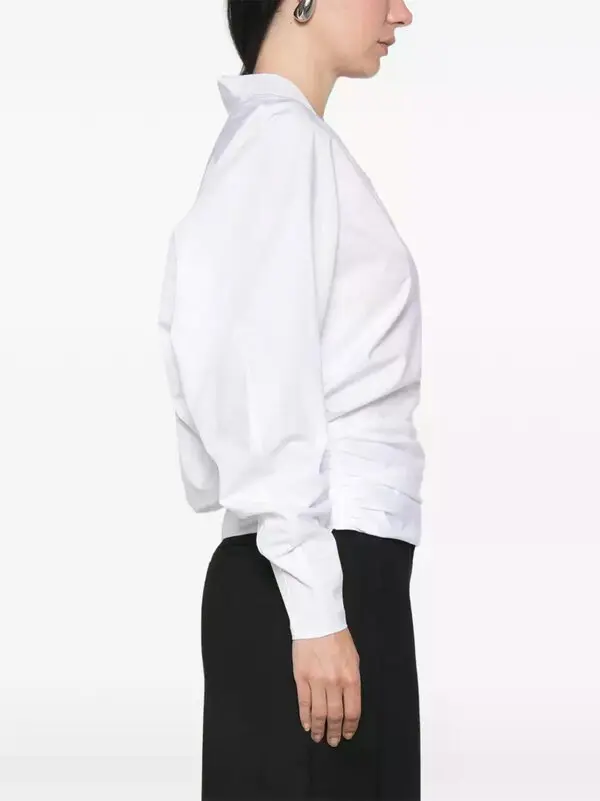 Jacquemus Colombe V-neck Blouse - White