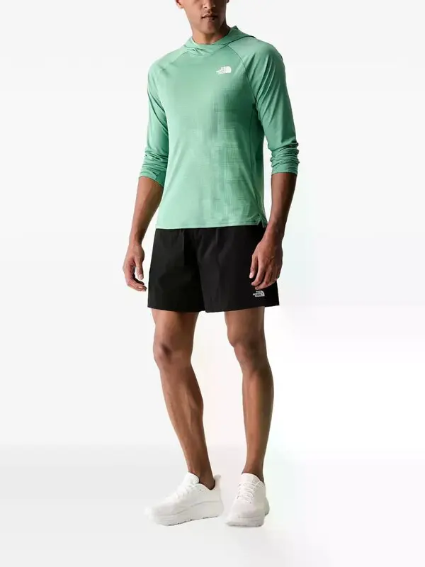 The North Face Sunriser Grid-pattern Raglan-sleeve Hoodie