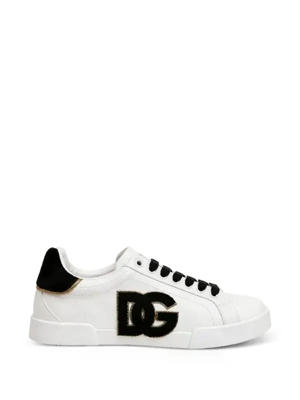 Dolce & Gabbana Dg Logo-patch Sneakers - White