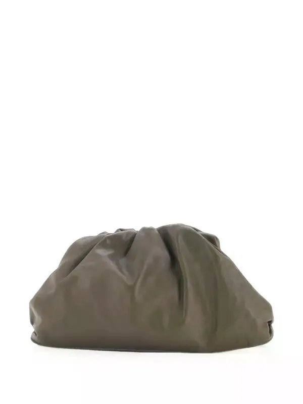 Bottega Veneta The Pouch Leather Teen Clutch Bag - Green