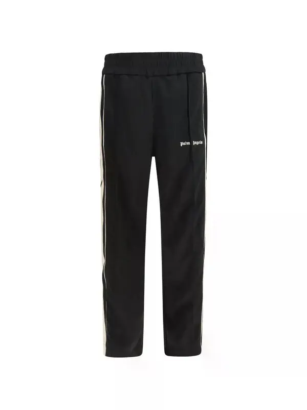 Palm Angels Logo-detail Stripe-detail Track Pants - Black