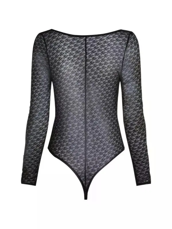 Karl Lagerfeld Autograph Mesh Bodysuit