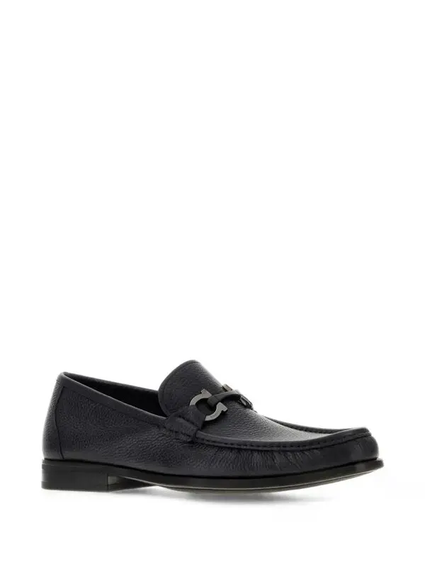 FERRAGAMO Gancini Ornament Loafers - Blue