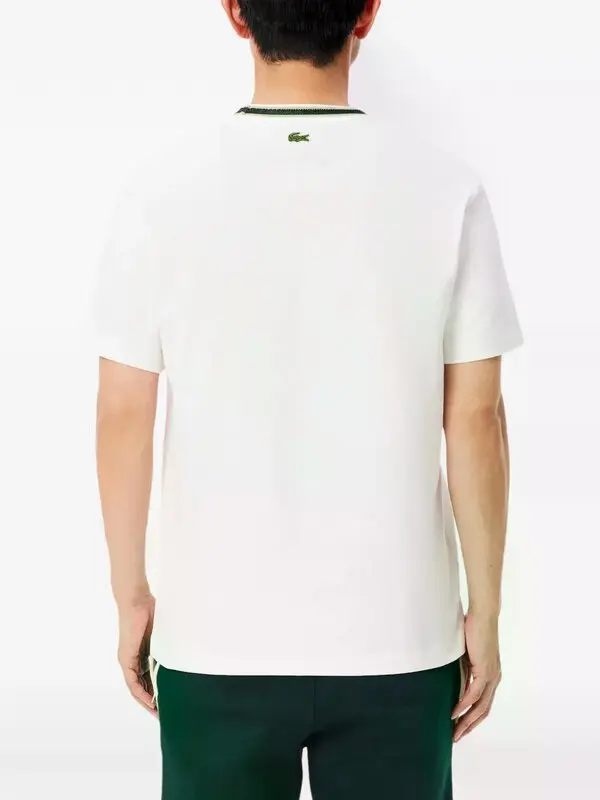 Lacoste Logo-patch Tipped-trim T-shirt
