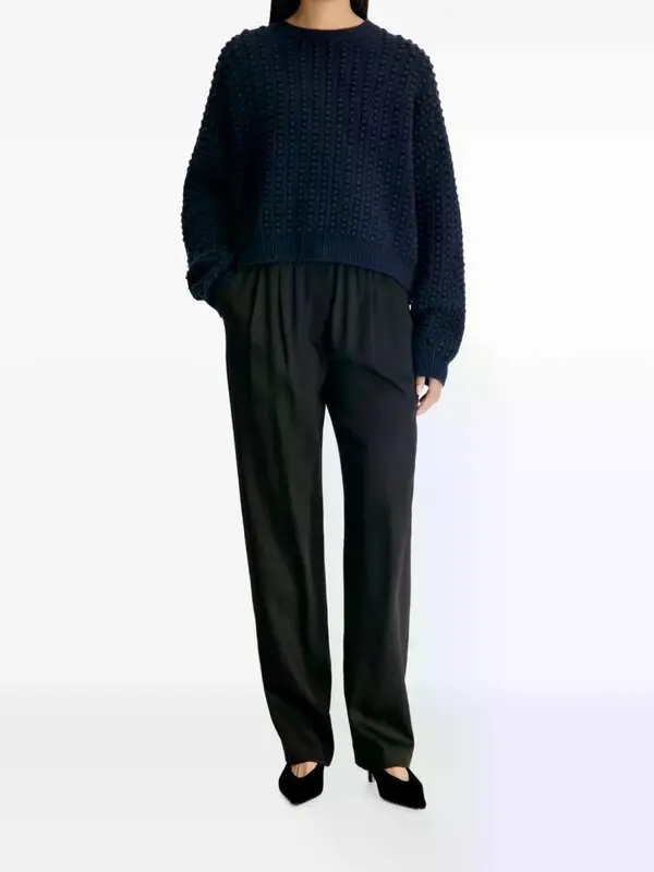 Loulou De Saison Rolf Bubble-stitch Cashmere Jumper