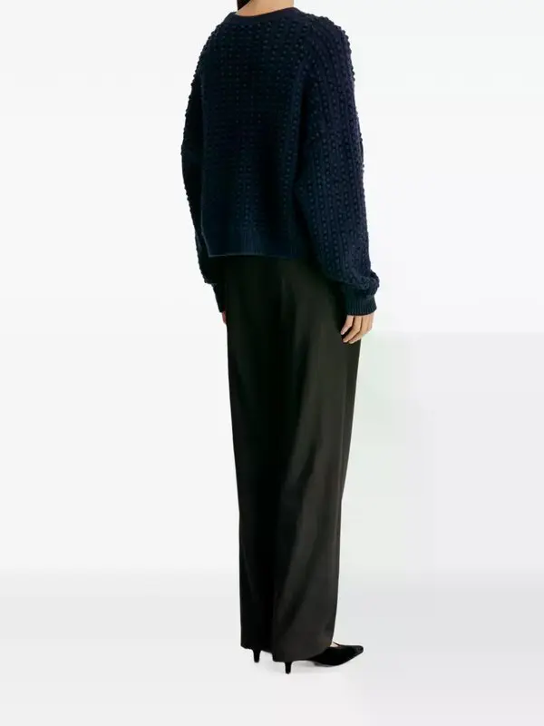 Loulou De Saison Rolf Bubble-stitch Cashmere Jumper