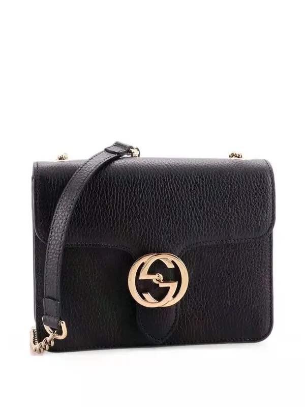 Gucci Interlocking Leather Small Shoulder Bag