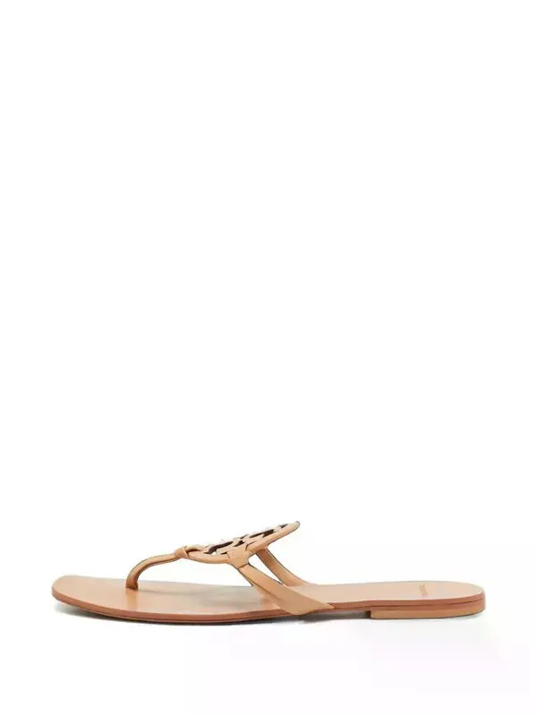 Tory Burch Mini Miller Square Toe Sandals - Neutrals