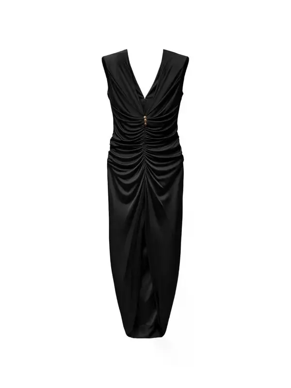 Versace Viscose-jersey Gown - Black
