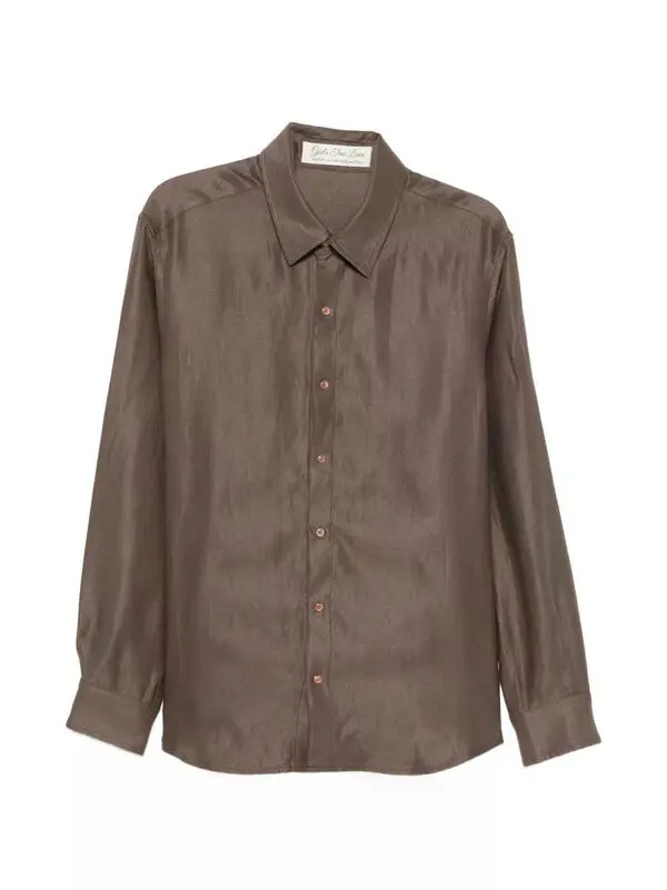 GOD'S TRUE LINEN Long-sleeve Linen Shirt