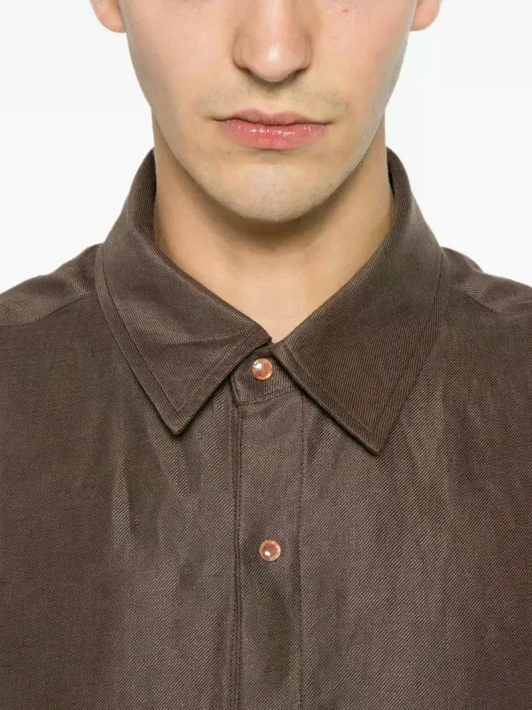 GOD'S TRUE LINEN Long-sleeve Linen Shirt