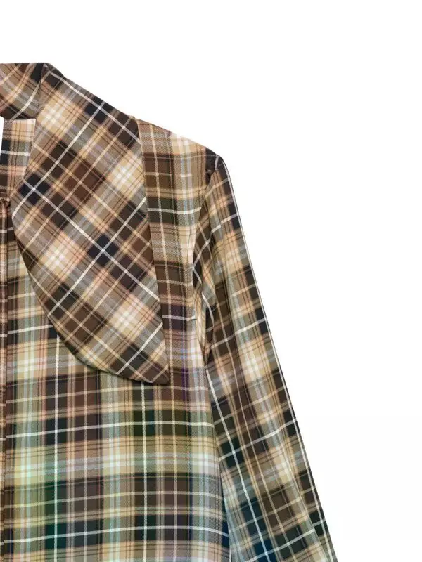 PATOU Bow-collar Shirt With Long Sleeves - Neutrals