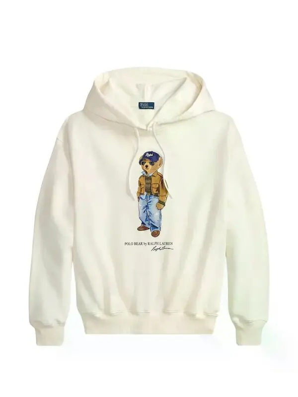 Polo Ralph Lauren Shrunken Fit Polo Bear Hoodie