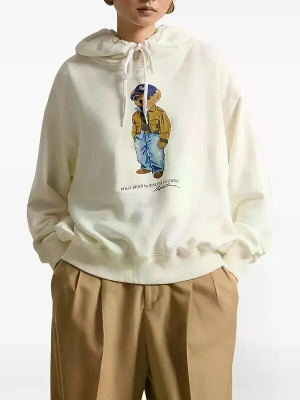 Polo Ralph Lauren Shrunken Fit Polo Bear Hoodie
