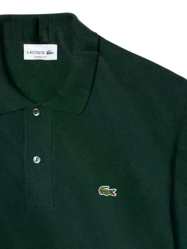 Lacoste Logo-patch Knit Polo Shirt