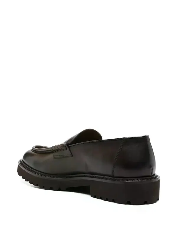 DOUCAL'S Chunky Sole Penny Loafers