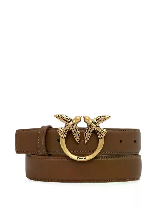 Pinko Love Birds Leather Belt