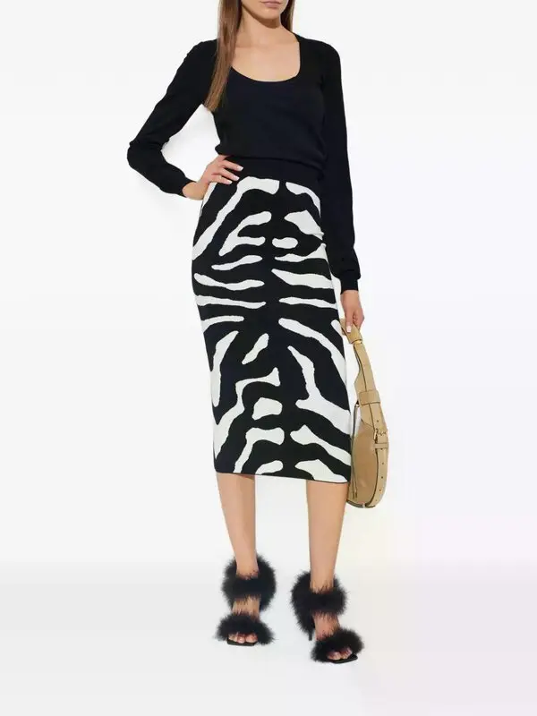 Moschino Long Sleeve Fine Knit Sweatshirt