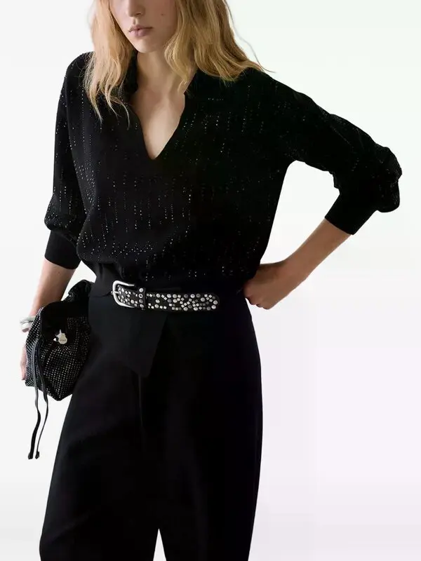 Liu Jo Sweater With Jewel Embroidery