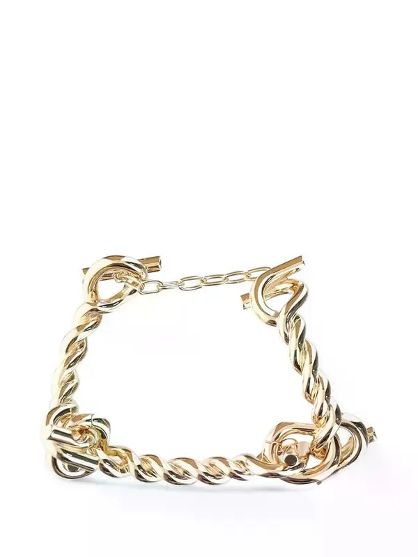 FERRAGAMO Gancini Twisted Bracelet - Gold