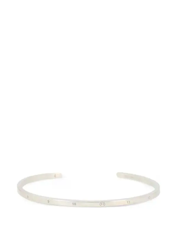 MAISON MARGIELA Numbers Cuff Bracelet - Silver
