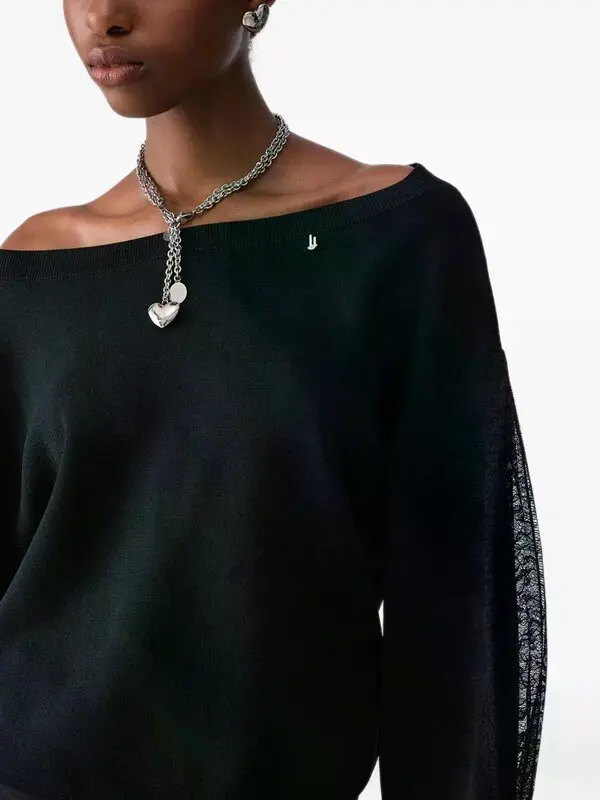 Liu Jo Sweater With Lace Inserts