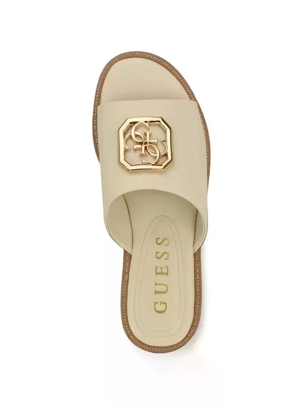 Guess Graysie Logo-plaque Flat Sandals