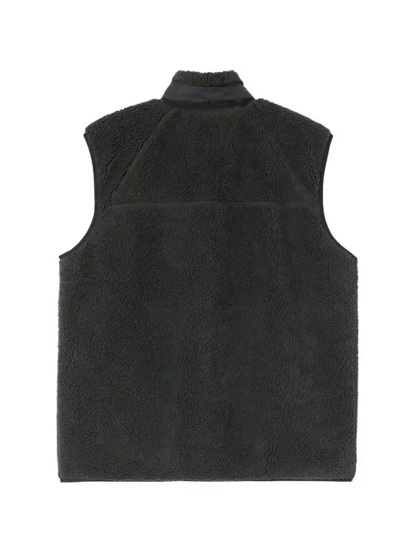 Carhartt Work In Progress Prentis Fleece-texture Zip-up Gilet - Green