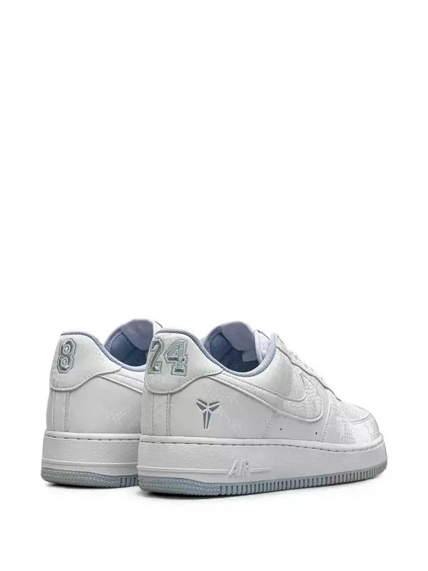 Nike X Kobe Bryant Air Force 1 Snakeskin-effect Low-top Sneakers