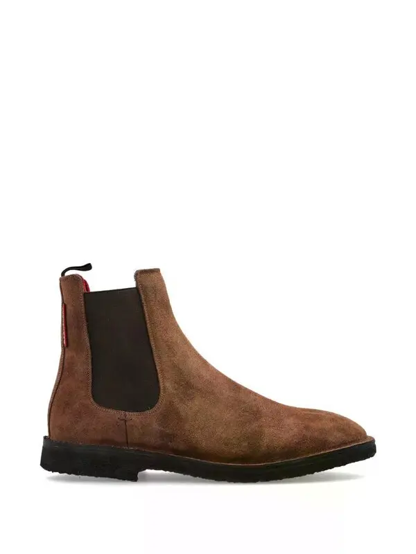 Dsquared2 Round-toe Leather Chelsea Boots - Brown