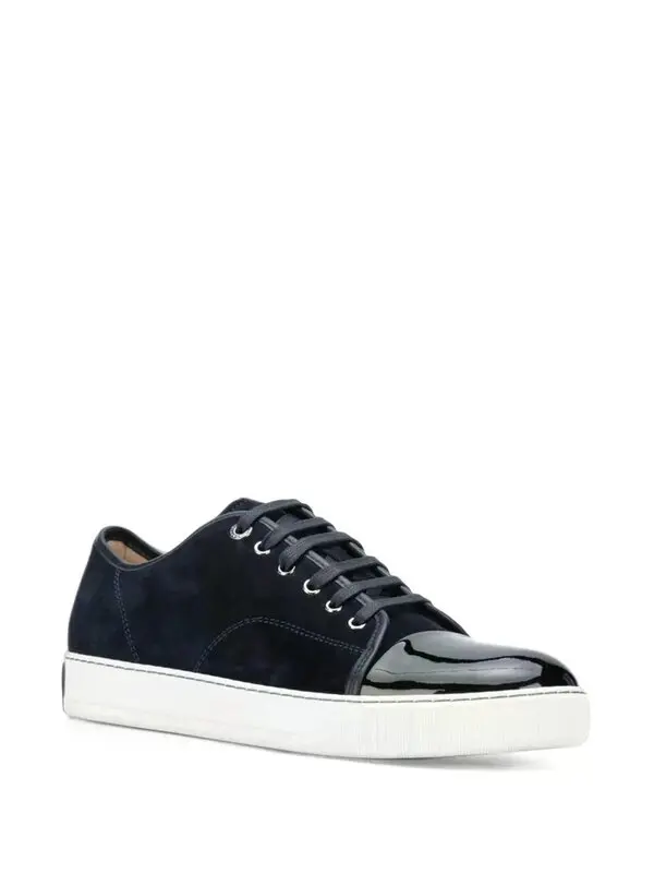 LANVIN Dbb1 Sneakers In Patent Leather And Suede