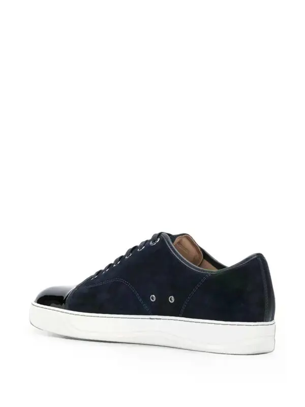 LANVIN Dbb1 Sneakers In Patent Leather And Suede