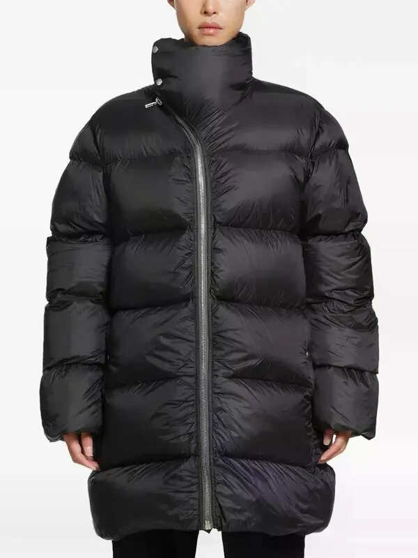 Rick Owens Turtle Padded Down Coat - Black