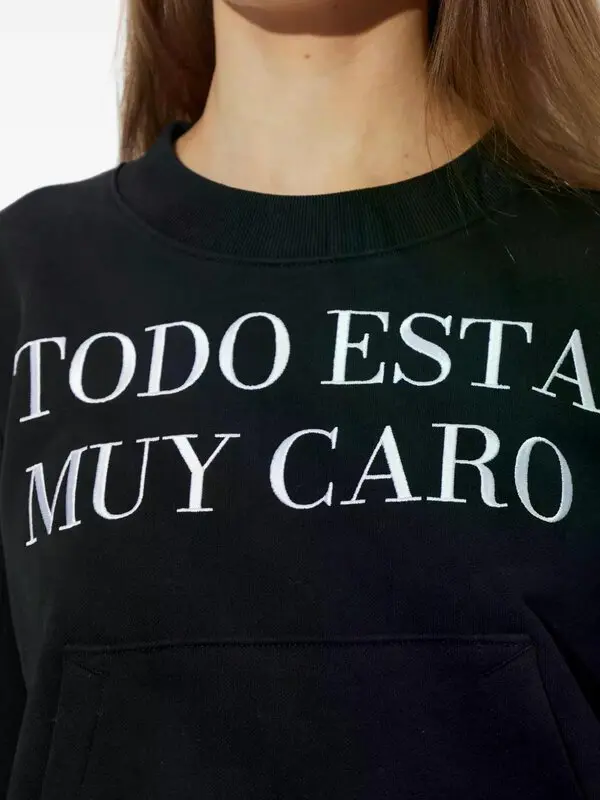 Moschino Embroidered Logo Crewneck Sweatshirt