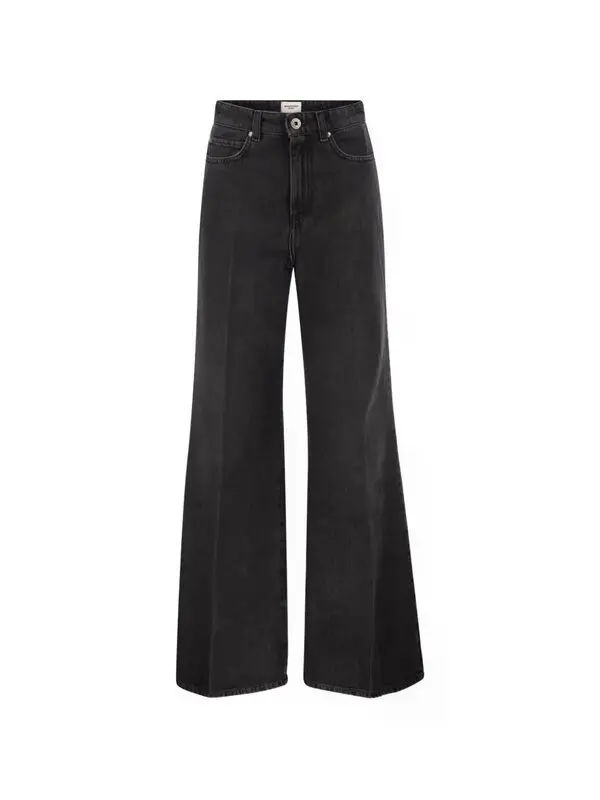 Max Mara Wide-leg Jeans - Black