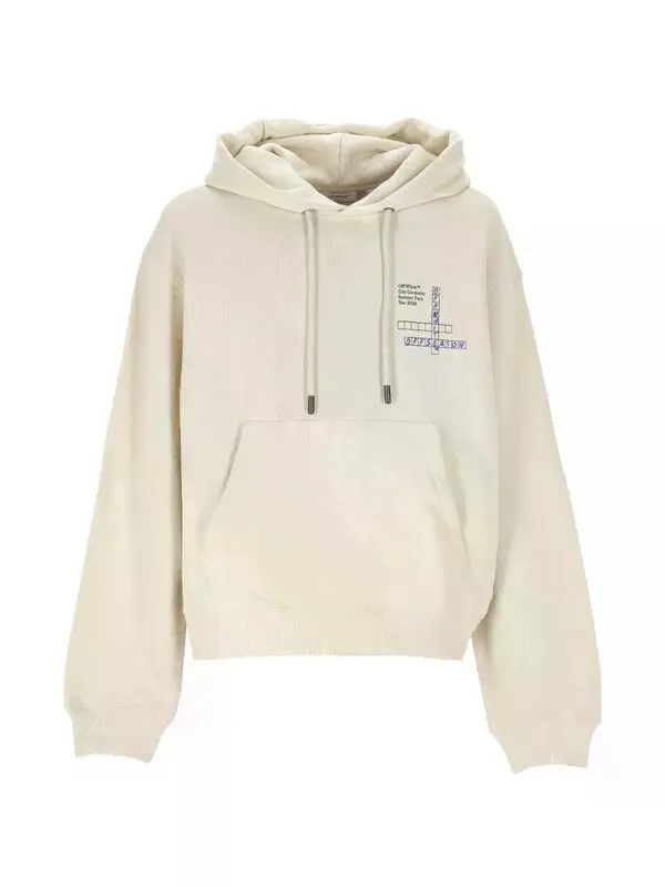Off-White Graphic-print Drawstring Hoodie